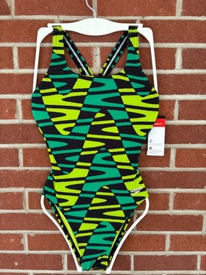 Speedo Team Bright Green Swimsuit | eBay