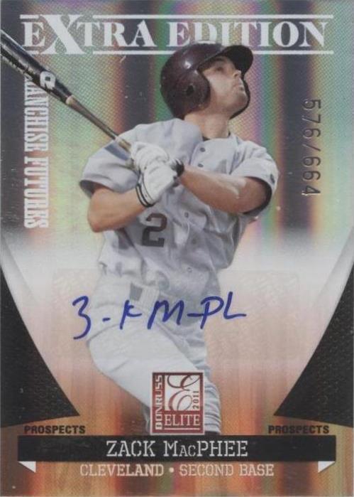 2011 Donruss Elite Extra Edition - Franchise Futures Signatures Zack MacPhee #181 /664 (AU, RC ...