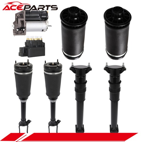 8x Air Suspension Kit Front Rear Air Strut Springs & Valve Block For ...