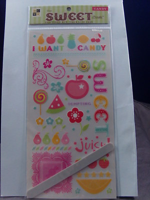 NEW DCWV RUB ONS CANDY GLITTERED ST01200022 1892 | eBay