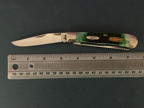Case XX Green Bone John Deere Trapper Knife With Medallion And Tin | eBay