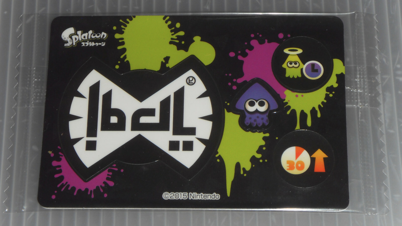 Japan Bandai Splatoon Wafer Ika Sticker Skalop Quick Respawn Opening ...