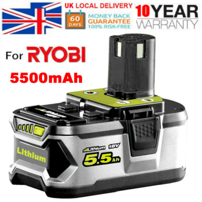 For RYOBI P108 18V One+ Plus High Capacity Battery 18Volt Lithium-Ion ...