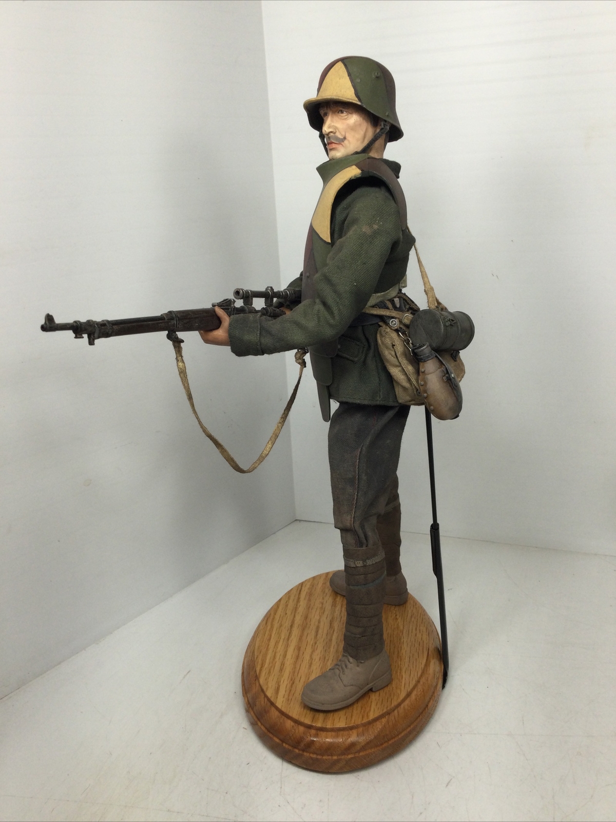 1/6 CUSTOM WW1 GERMAN SNIPER + BODY ARMOR & DAZZLE CAMO + OAK STAND DID ...