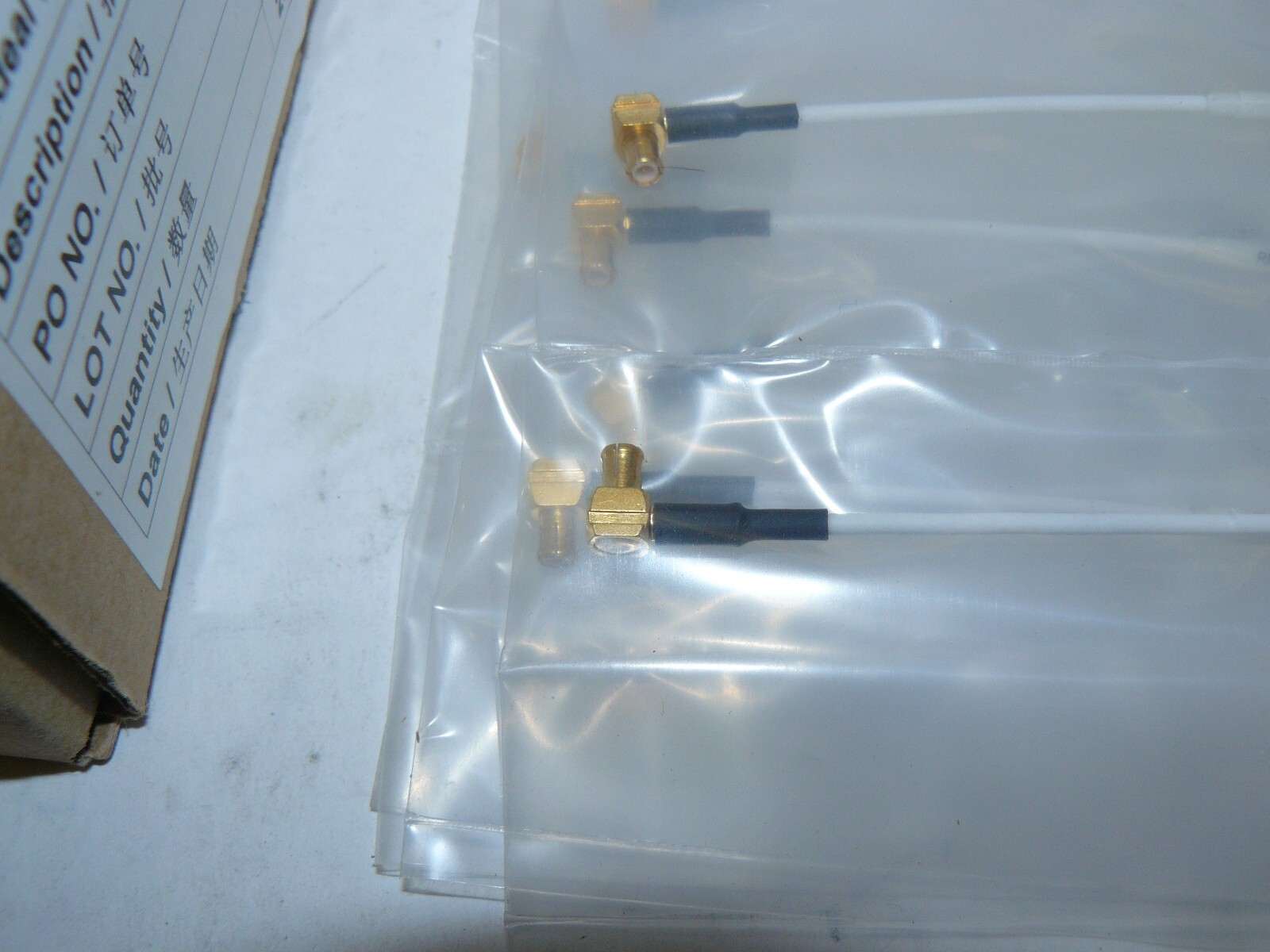 Recodeal 700-42123-002 RF Male MCX Plug Connector Wire (Lot of 12) | eBay