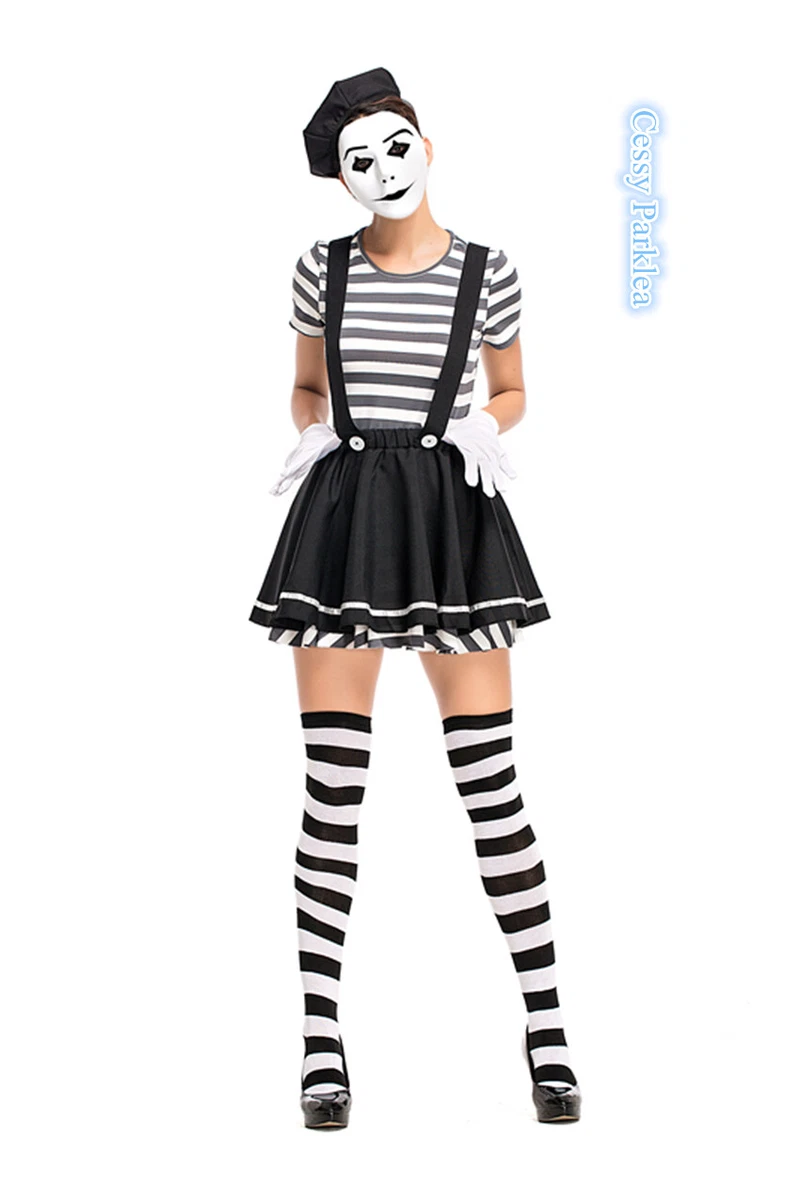 Mime Costume For Girls