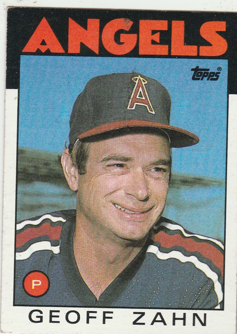 FREE SHIPPING-MINT-1986 Topps #42 Geoff Zahn Angels PLUS BONUS CARDS | eBay