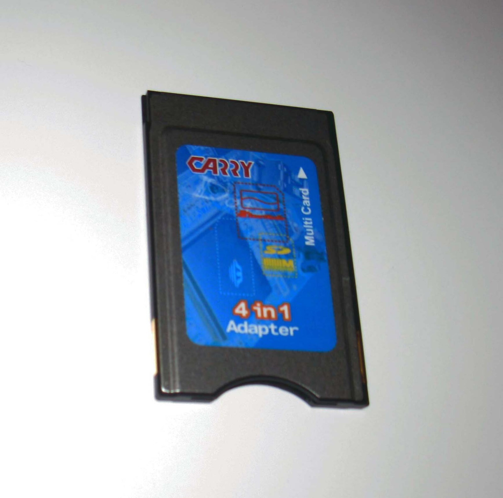 Carry 4-in-1 PCMCIA Digital Media Adapter SmartMedia Memory Stick SD ...