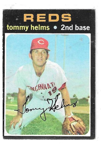 Tommy Helms Topps 1971 Black Border #272 (8478) | eBay