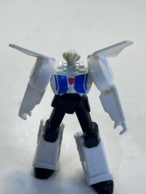 McDonalds 2016 Hasbro white transformer robot toy figure | eBay