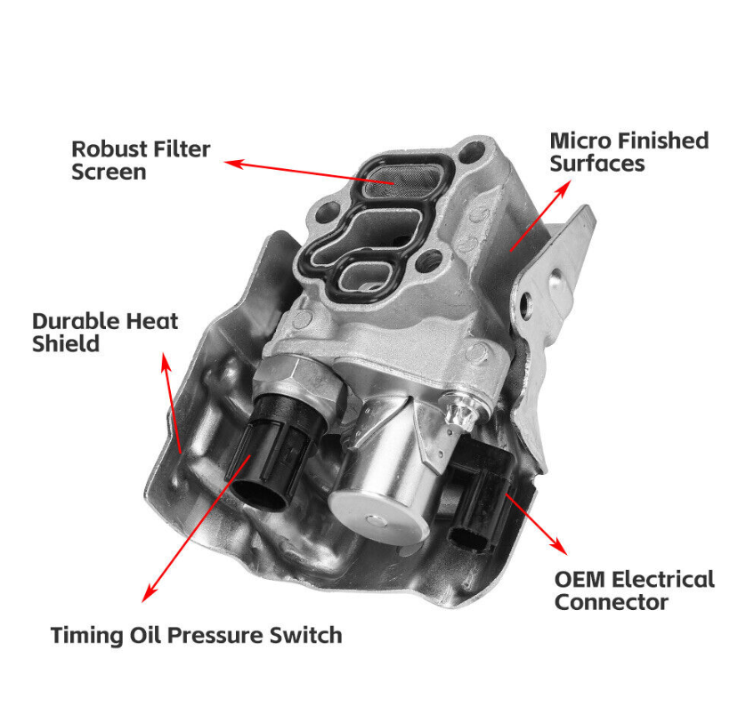 NEW Genuine For Honda Acura Vtec Solenoid Spool Valve W/gasket Nib ...