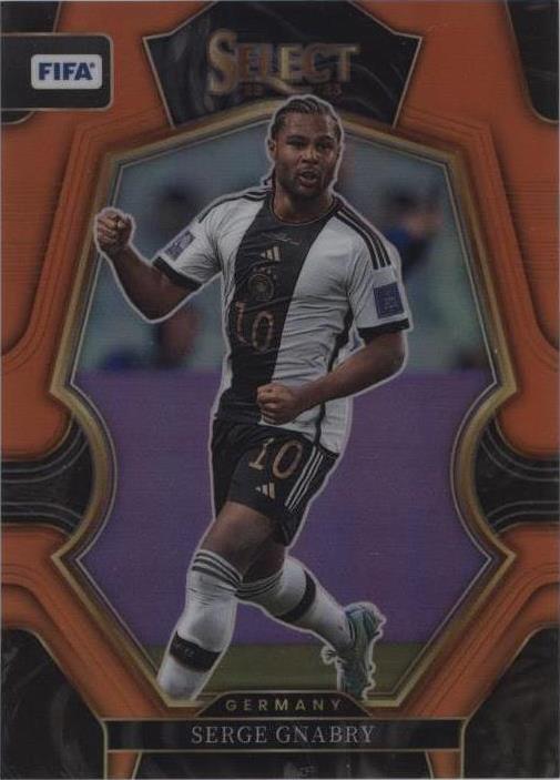 2022-23 Panini Select FIFA - Mezzanine Serge Gnabry #145 Orange Prizm ...