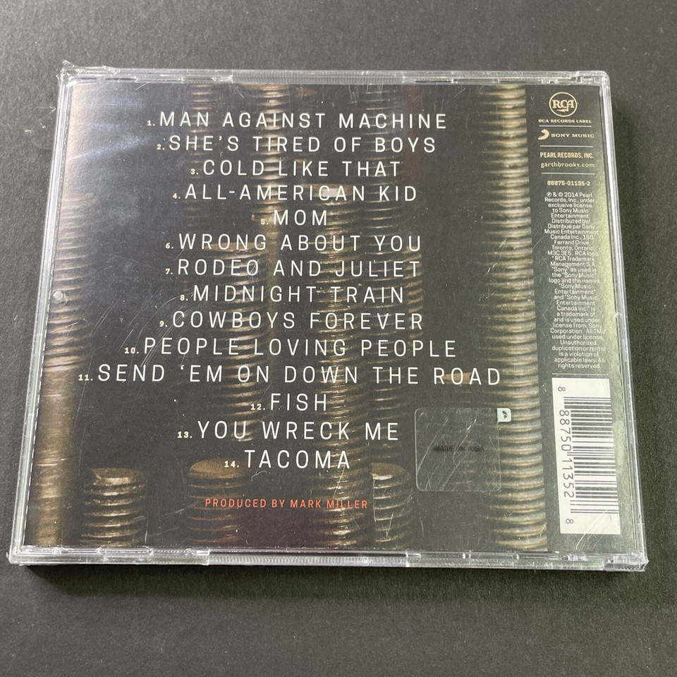 Garth Brooks, Man Against Machine (CD, 2014) BRAND NEW SEALED, Hype ...