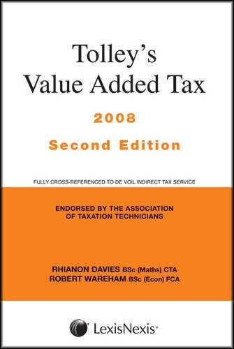 Tolley's Value Added Tax 07 2nd Edt | eBay