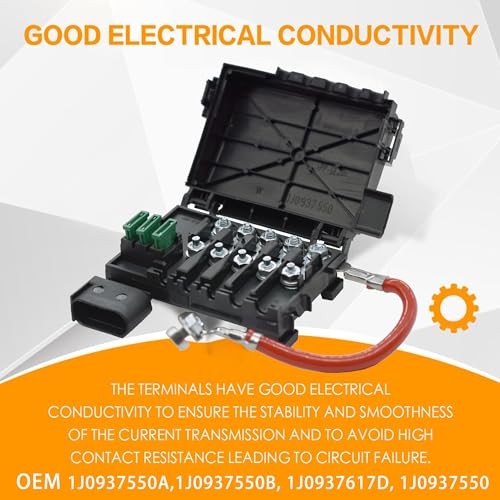 1J0937617D Fuse Box Battery Terminal Fit for 1999-2011 VW Jetta Golf ...
