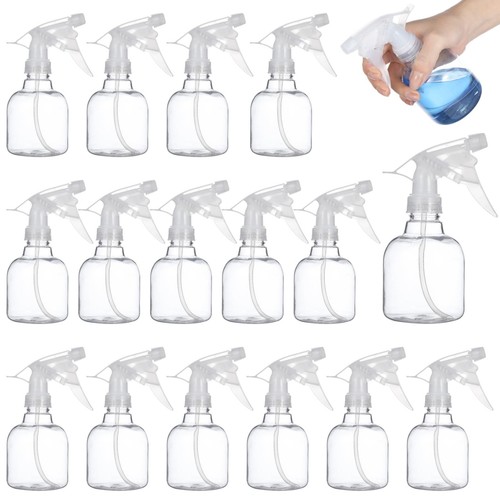 24 Pcs Plastic Spray Bottles, 8 oz Empty Refillable Spray Bottles with ...