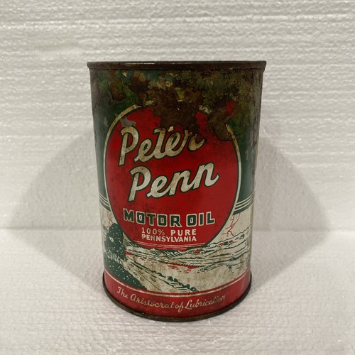 Vintage Peter Penn Motor Oil Can Peters Oil Company Milwaukee WI Free ...