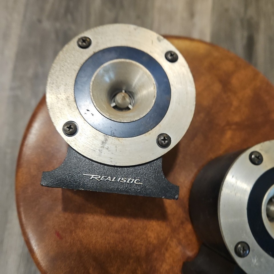 2 Realistic super tweeters home or car 40-1310 EPS24435B 8 Ohm 5000 ...
