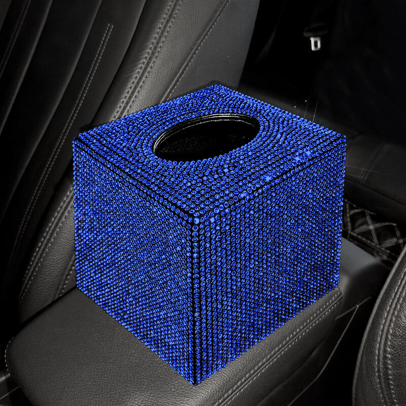 Square Tissue Box Filled with Drill Car Home Decor Storage Case Car ...