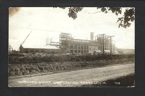 Mason City Iowa Ia 1917 Rppc Northland Sugar Corp Plant Buildings Being