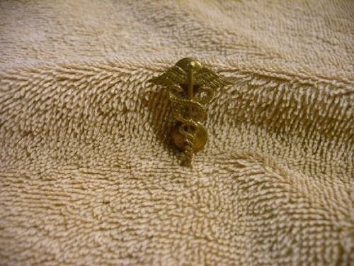 Vintage 1960/70's Medical Doctor Uniform Caduceus Snake Lapel Stick Pin ...