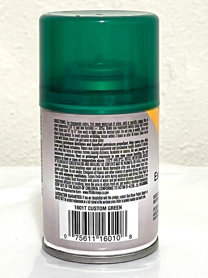 Testors Spray Paint ~ Custom Green 1601T ~ Transparent Enamel 3oz ...