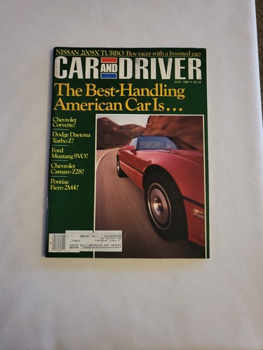 1984 May, Car and Driver Magazine, Pontiac Fiero, (CP410) | eBay