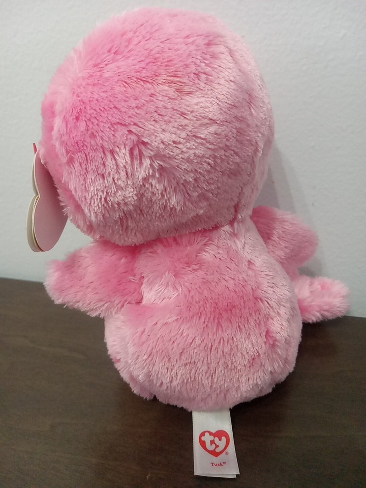 Ty Beanie Boos Tusk the Pink Walrus Sparkle With Tags October 20 2016 ...