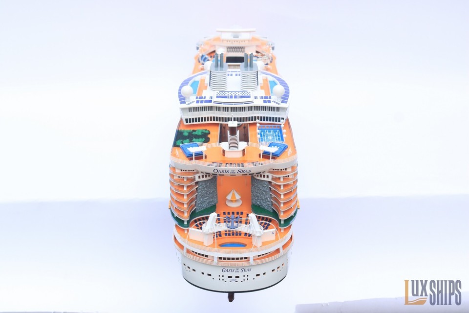 35" (90cm) Handmade Wooden Cruise Ship Model – Oasis of the Seas ...
