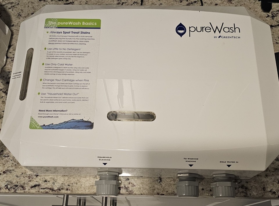 GREENTECH Environmental pureWash Pro Detergent Less Laundry System ...