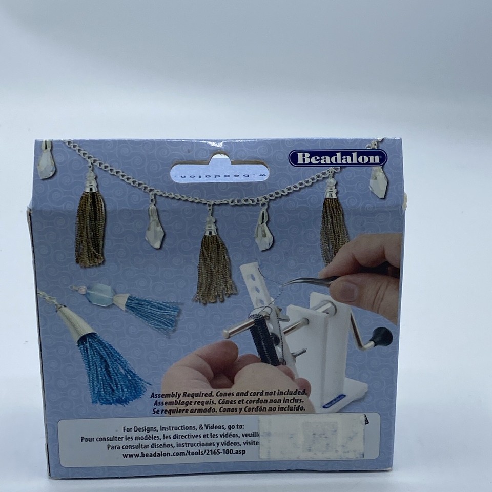 Beadalon Tassel Maker Machine Tool Make Your Own Tassels Jewelry | eBay