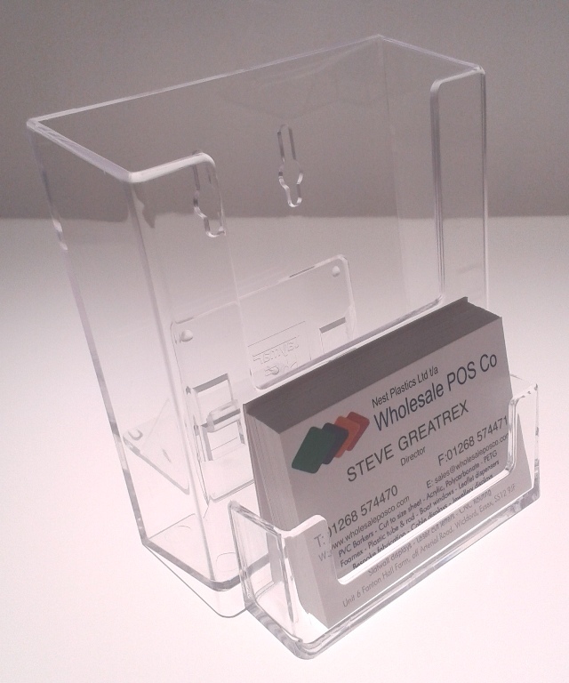 A6 Leaflet Holder Business Card Holder for Counter Ideal for Postcard ...