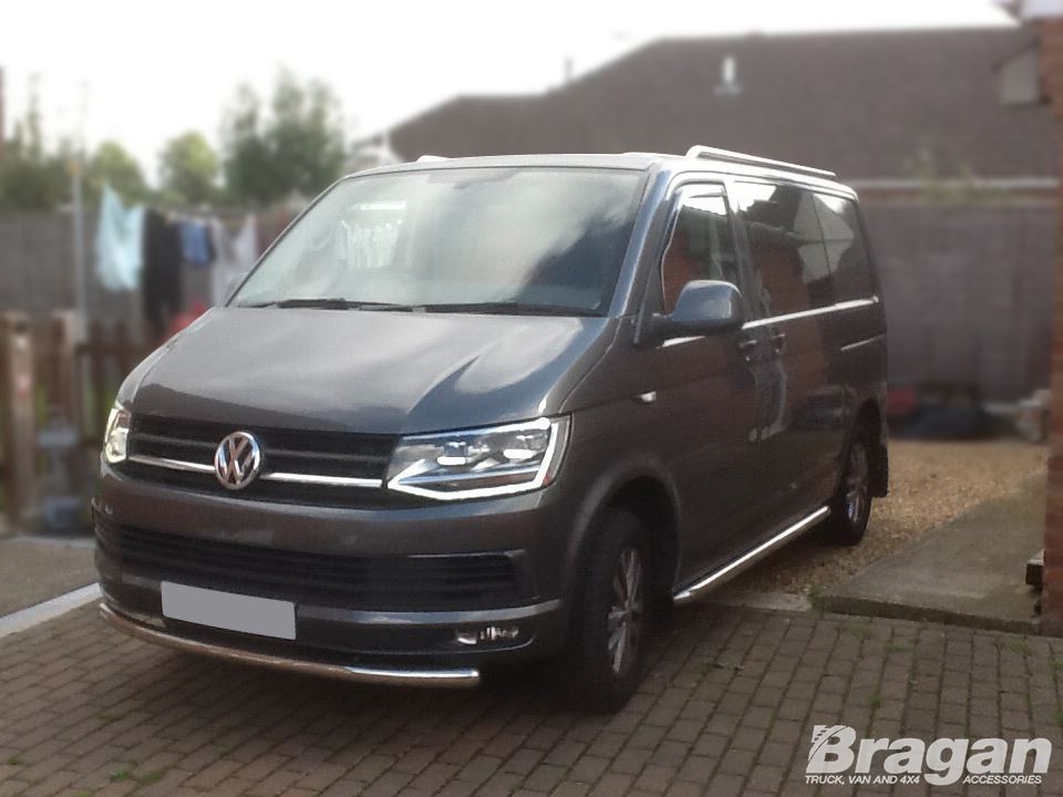 Spoiler Bar To Fit VW Transporter T6 2015-2022 Caravelle Steel Front ...
