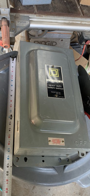 SQUARE D SAFETY SWITCH H362AWK | eBay