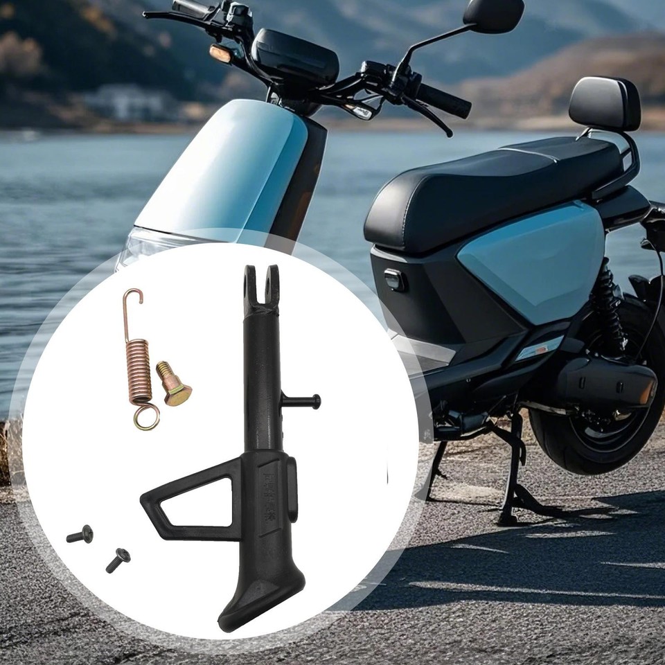 Heavy Duty Iron Motorcycle Kickstand Adjustable Tripod Holder Parking ...