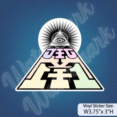 Bob Dobbs / SubGenius / Pyramid / Eye / V5 / Decal / Sticker | eBay