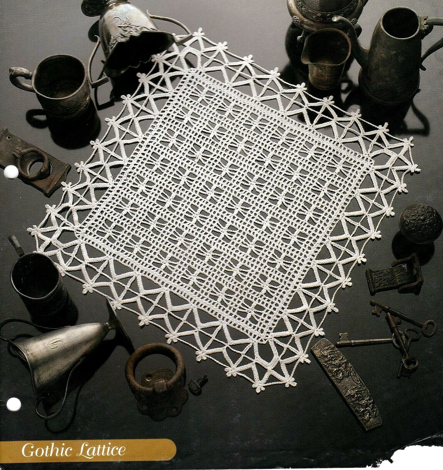 HOWB/Gothic Lattice Doily/CROCHET PATTERN INSTRUCTIONS ONLY | eBay