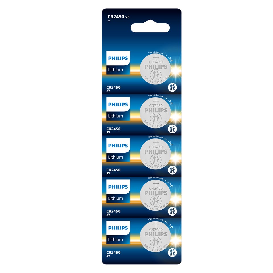 20 PCS 3V CR2450 Philips Lithium Battery ECR 2450 5029LC LM2450 DL2450 ...