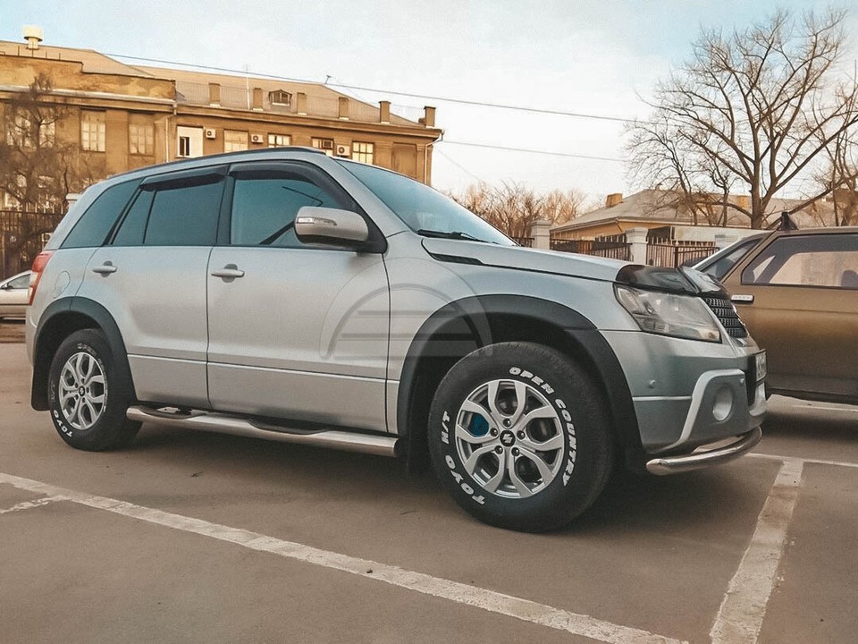 Fender flares for Suzuki Grand Vitara 2005 - 2012 wheel arch extenders ...