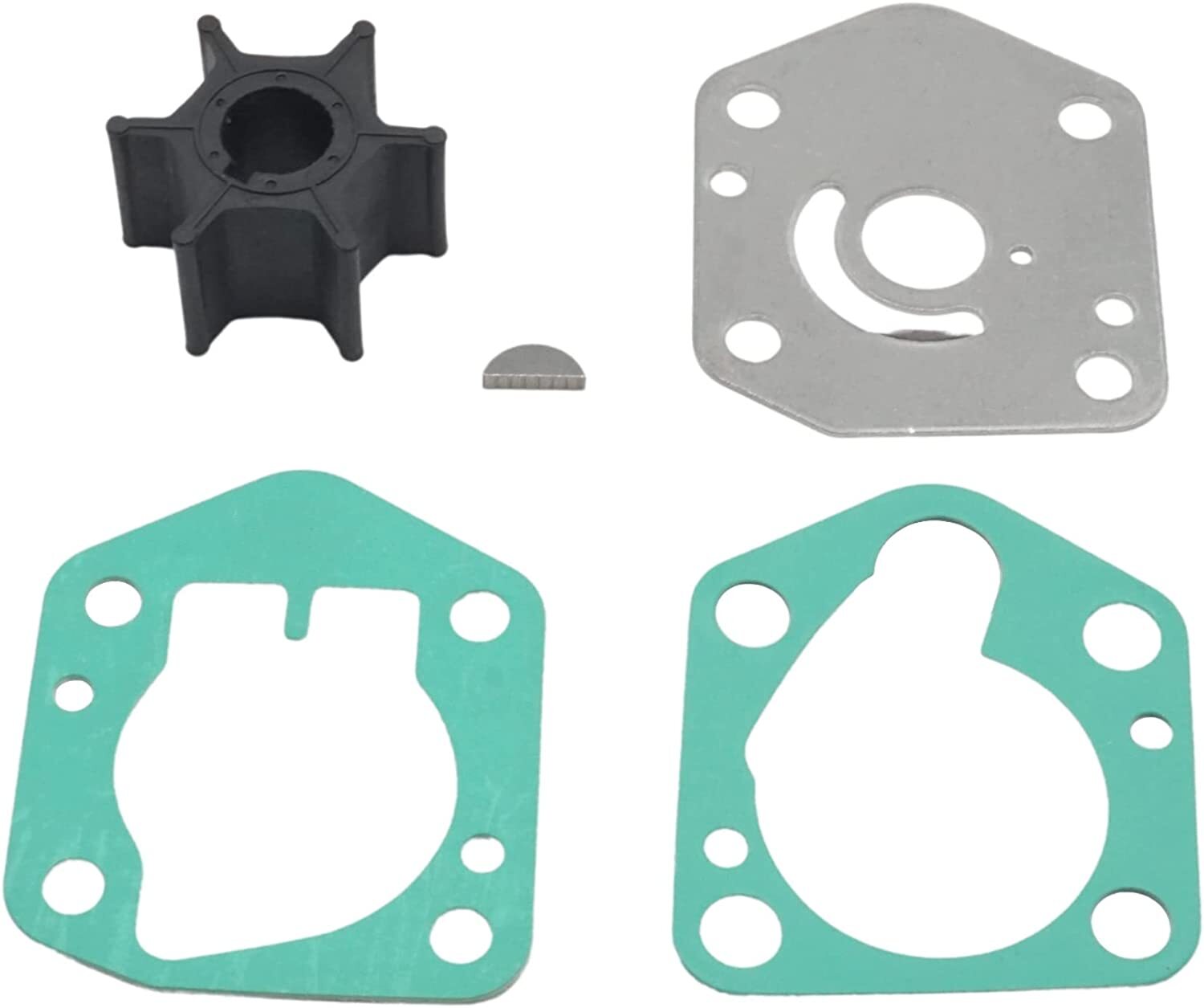 Water Pump Impeller Kit for Suzuki Outboard DF 8 9.9 15 20 Motor 17400 ...