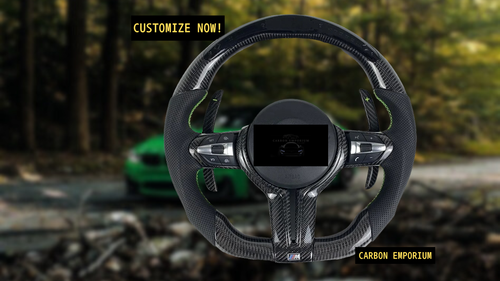 BMW M PERFORMANCE LED STEERING WHEEL M2 M3 M4 X5M F80 F82 Carbon Fiber ...