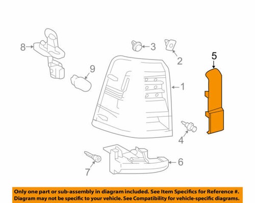 81498-60020 Toyota Cover, rear combination lamp, lh 8149860020, New ...