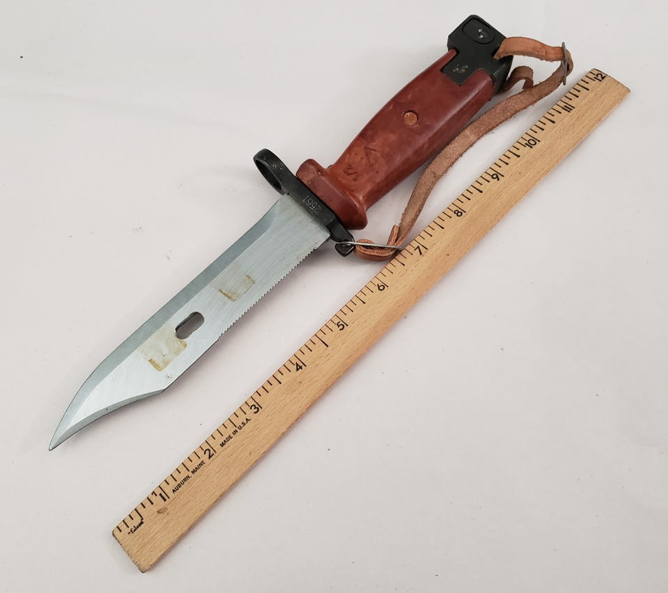 Vintage Cugir Romanian Combloc Type II Bayonet w/ Scabbard AIMS #2561 ...