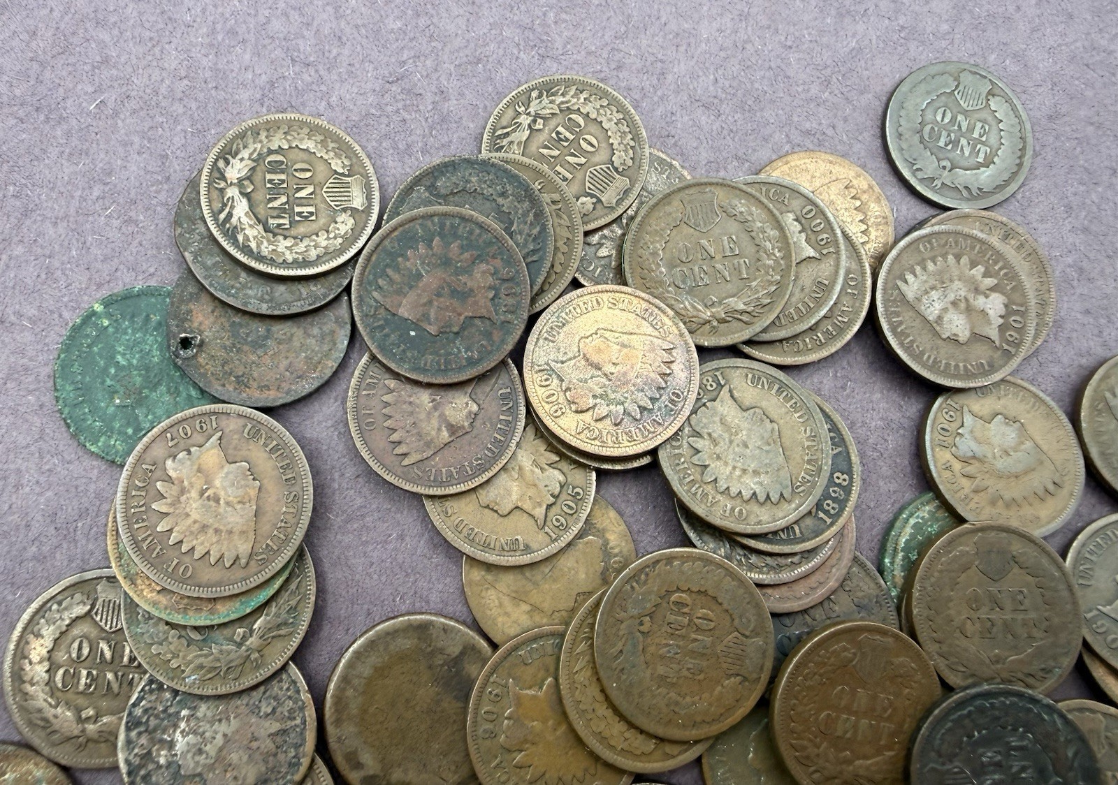 Indian Head Penny/ Cent Lot of 71 Coins - Mixed Dates | eBay