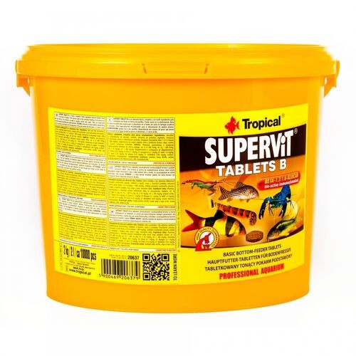 Tropical Supervit Tablets B 2 kg Eimer Bodentabletten | eBay.de