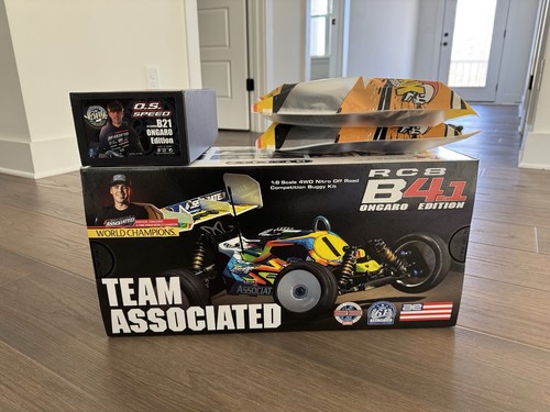 Team Associated RC8 B4.1 Ongaro Edition With OS Ongaro Engine & Exhaust ...