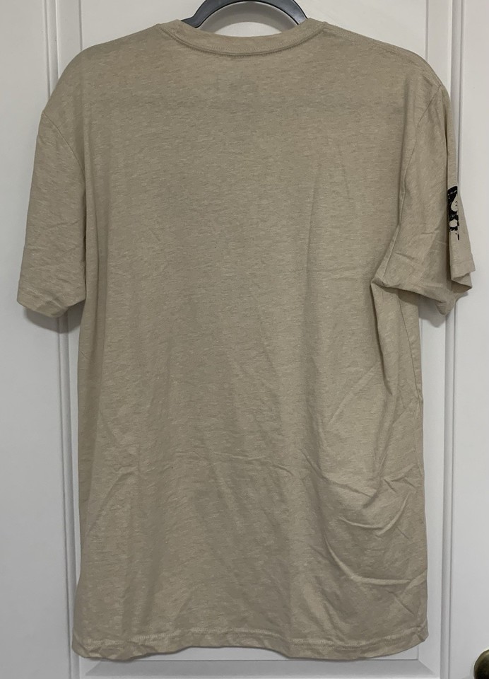 New Zero Foxtrot Men's Large Shirt L ZF Tan Stay Free Eagle | eBay
