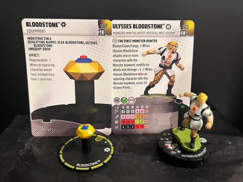 Heroclix Spider-Verse: SR Ulysses Bloodstone #036 w/Bloodstone #s007 ...