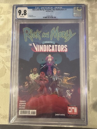 Rick And Morty Presents: Vindicators #1 CGC 9.8 | eBay
