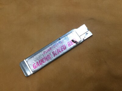 Vintage promo GAUCHO SLICED BEEF HOME STYLE Garvey jiffy box cutter ...
